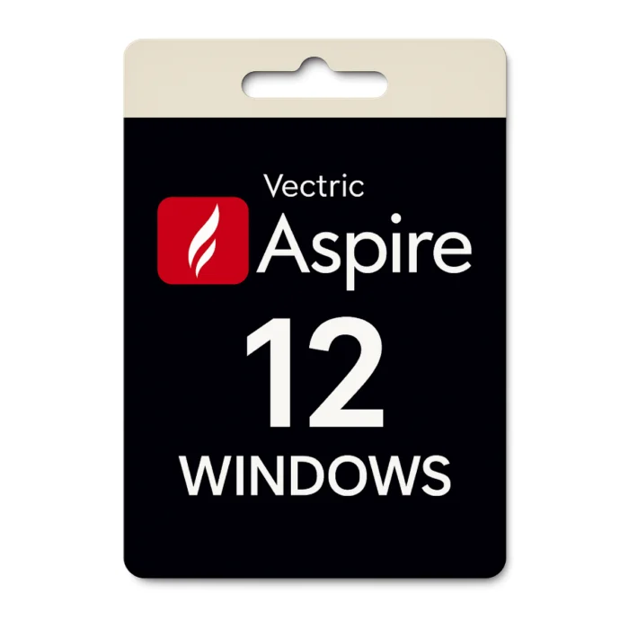 Vectric Aspire Pro 12 (1 User, Windows) – Genuine License Key – Truddle